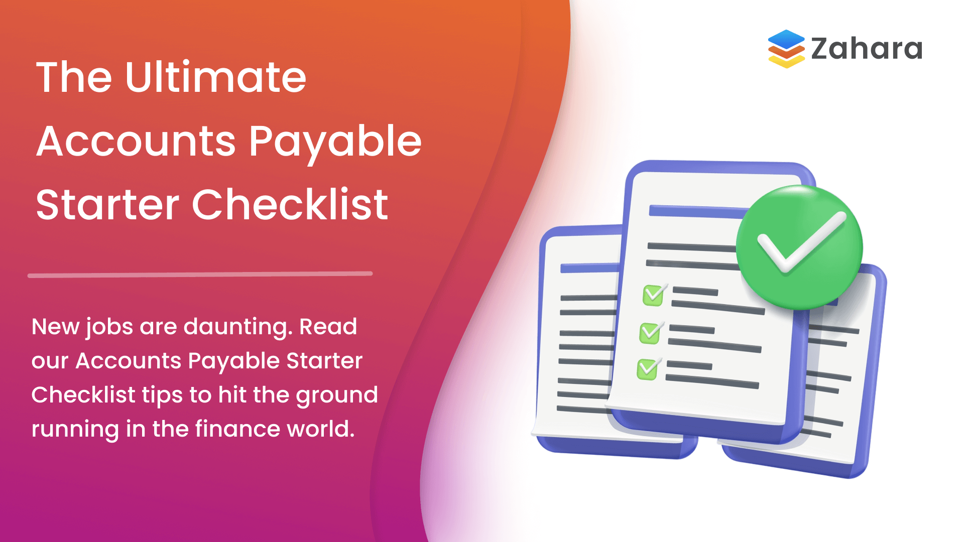 New Accounts Payable Starter Checklist