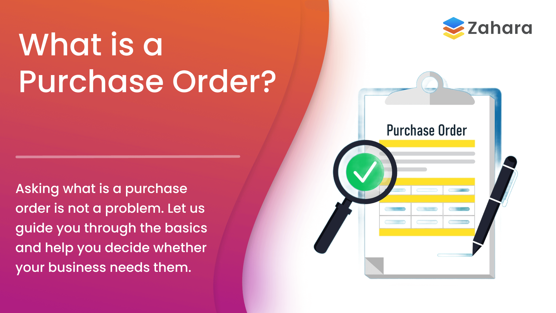 What is a purchase order